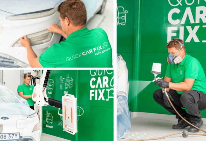 Vi fikser skjønnhetsflekkene på bilen din - Quick Car Fix